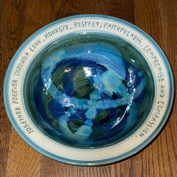 Art | Ceramic Blessing Bowl By Artist Bryan Becker In Wisc | Poshmark